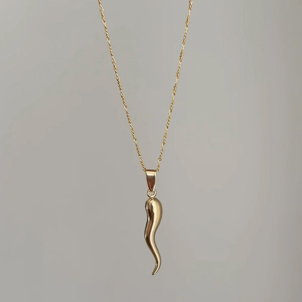 Chilli Horn Cornicello Necklace