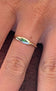 Burning Embers Solid Gold Ring with Gemstone